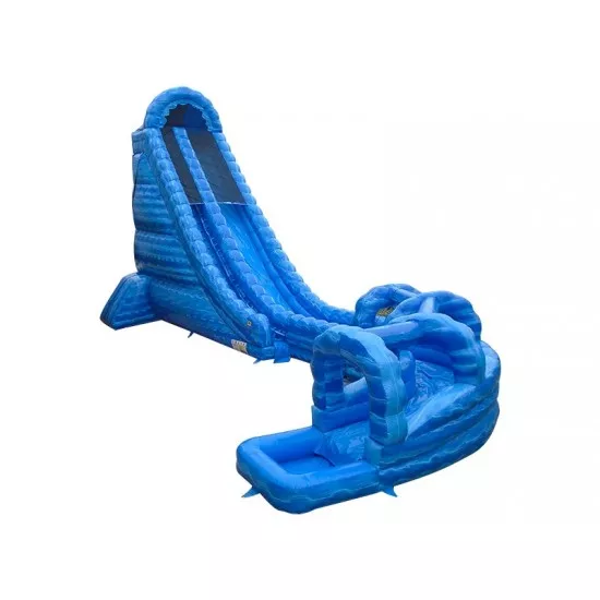 Inflatable The Twister With Curve Water Slide