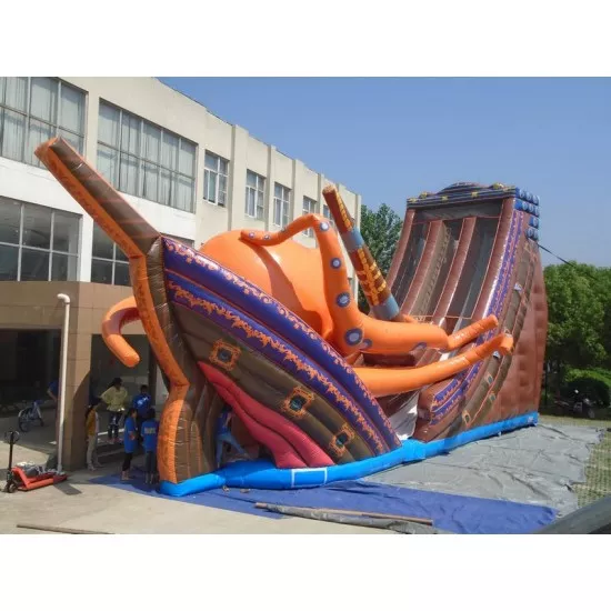 Inflatable Kraken Slide For Sale, Buy Cheap Commercial Inflatable Slide