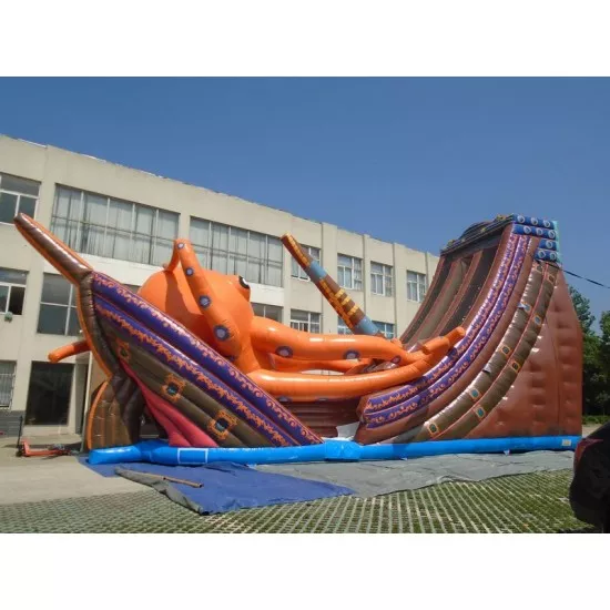 Inflatable Kraken Slide For Sale, Buy Cheap Commercial Inflatable Slide